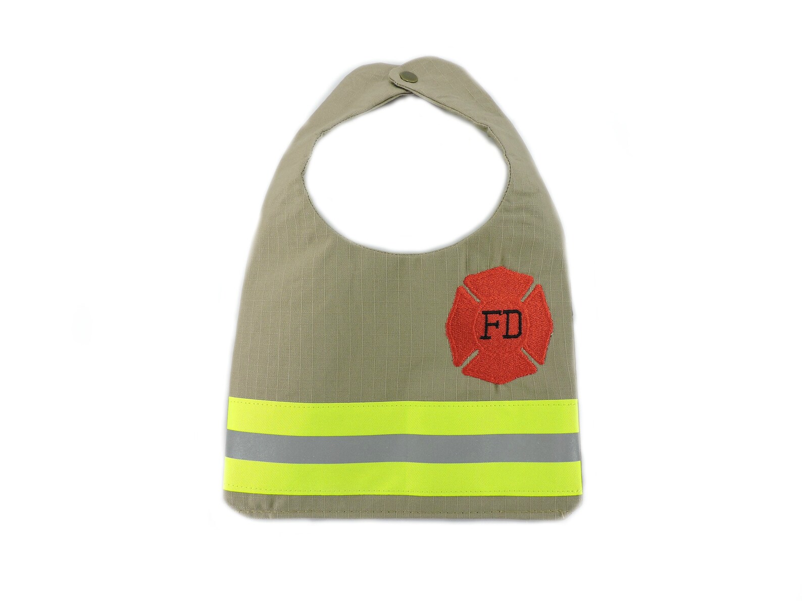 Firefighter Baby Bib, Personalized Baby Shower Gift - Etsy