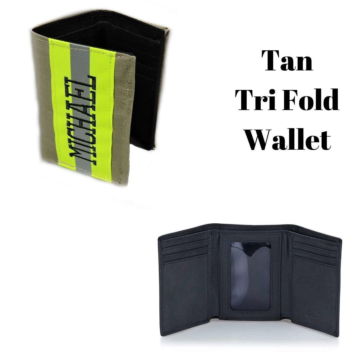 Firefighter Wallet gift for him RFID Bi fold OR Tri Fold | Etsy