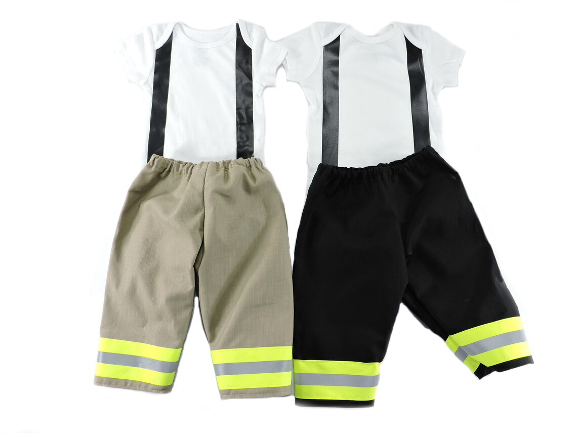 Firefighter Baby Boy Outfit, Newborn Baby Shower Gift, Fireman Coming ...