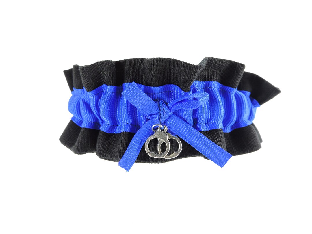 Police Officer Wedding Garter, Handcuff Charm, Future Police Officer ...