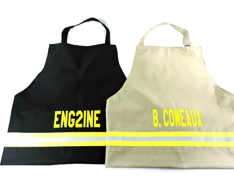Firefighter Personalized BBQ Apron Regular / Large Apron - Etsy