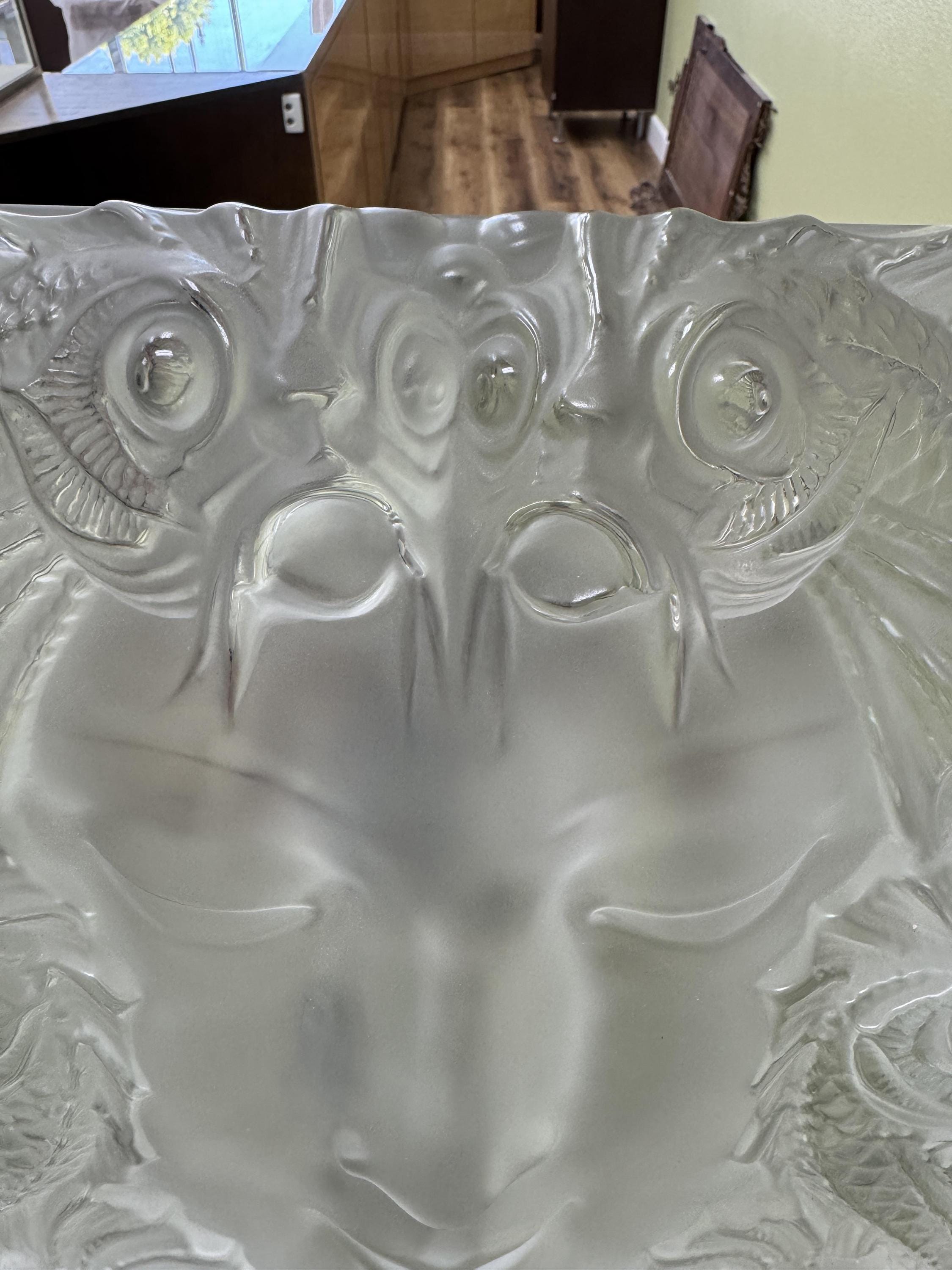 Rene Lalique Masque De Femme Plaque With Stand 12” - Etsy