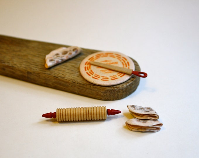 Handmade MINIATURE Norwegian Lefse Making Set - Etsy