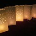 100 Luminary Bags White Sunburst Design Wedding | Etsy