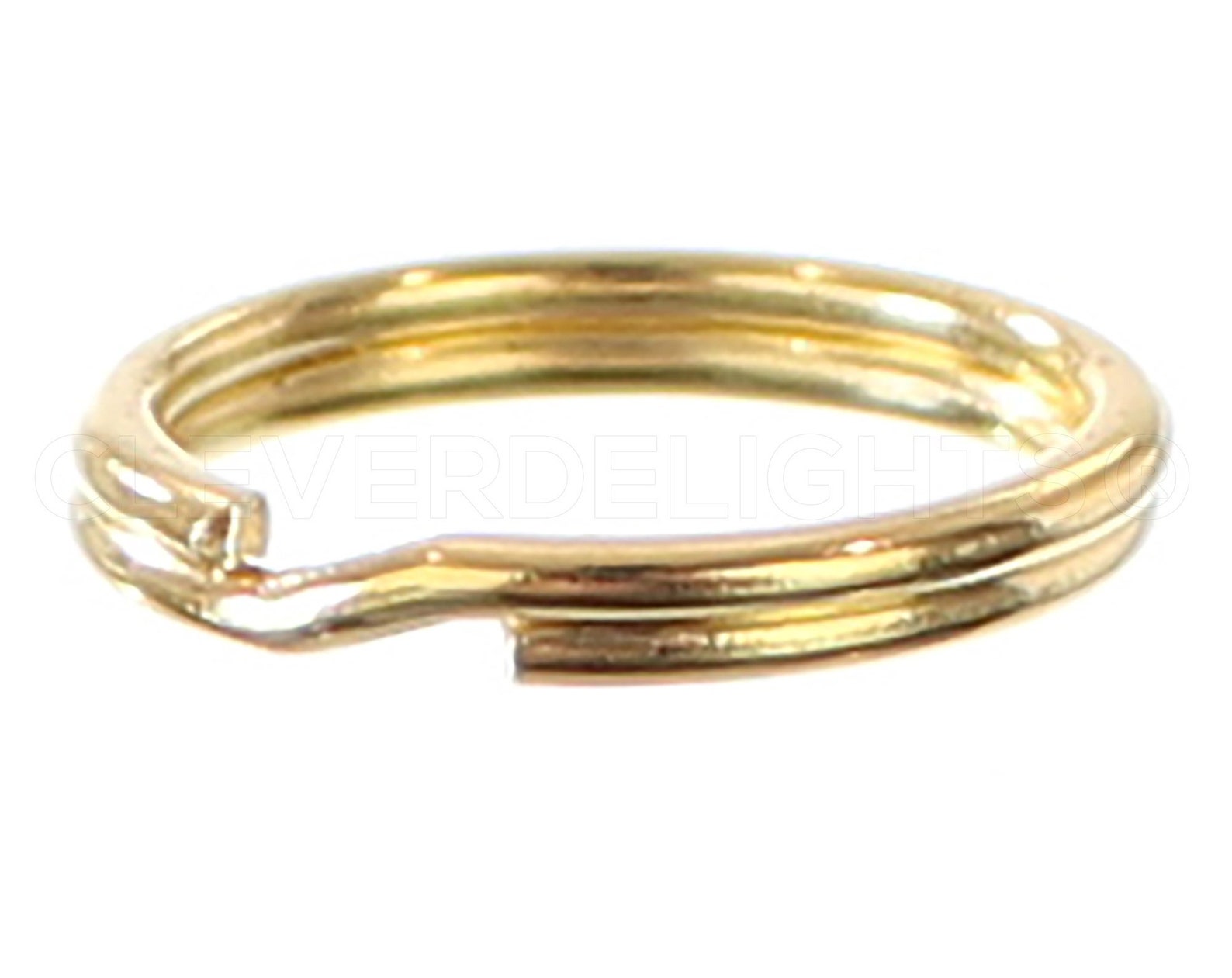 100 Pack 9/16 Key Rings Gold Color 15mm Split Key - Etsy