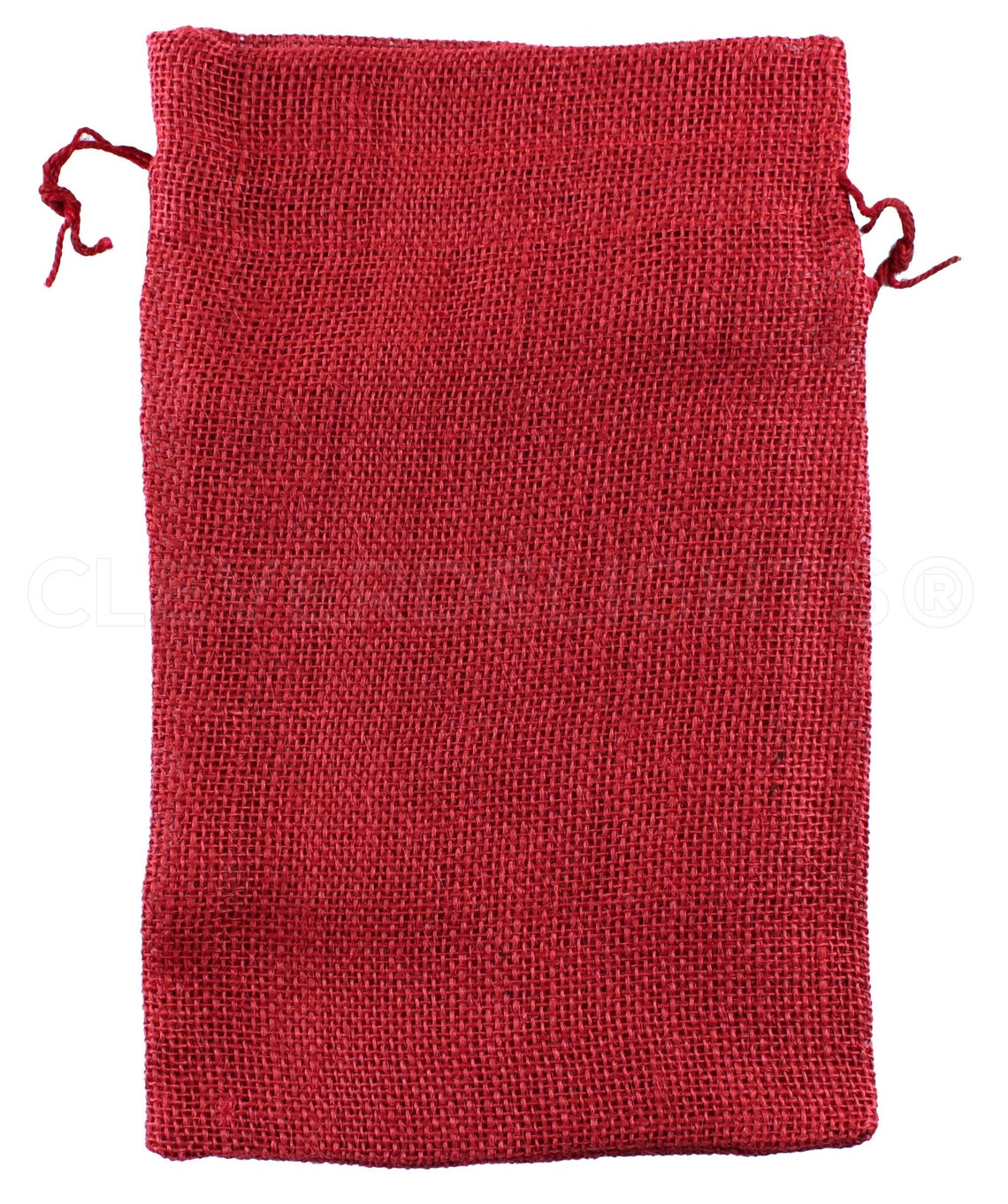 10 Pack 6 X 10 Red Burlap Bags Natural Burlap - Etsy