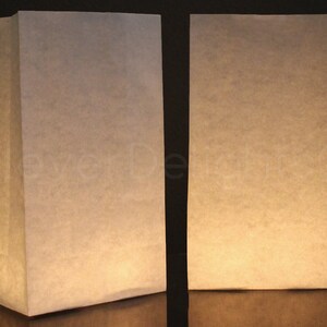 50 White Luminary Bags Wedding Reception and Party Decor - Etsy