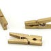 100 Pk 1 1/8 Mini Clothespins Metallic Gold Color Wooden Clips Craft ...