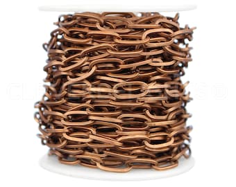 100 Ft 3x4mm Antique Copper Cable Chain Spool for - Etsy