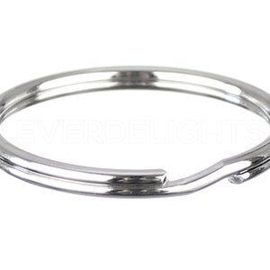 100 Pack 1 3/8 Large Key Rings 35mm Split Key Ring Strong Key Chain Key ...