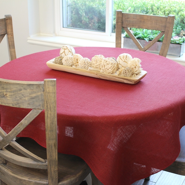 Burlap Tablecloth - Etsy