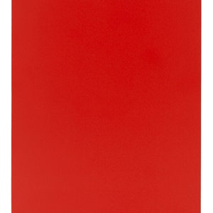 50 Pack 4 X 6 Red Plastic Cards Waterproof Heavy Duty 4x6 Card Indoor ...