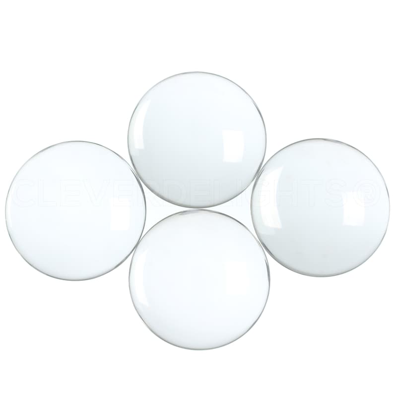 10 Pack 50mm 2 Round Glass Cabochons Clear - Etsy