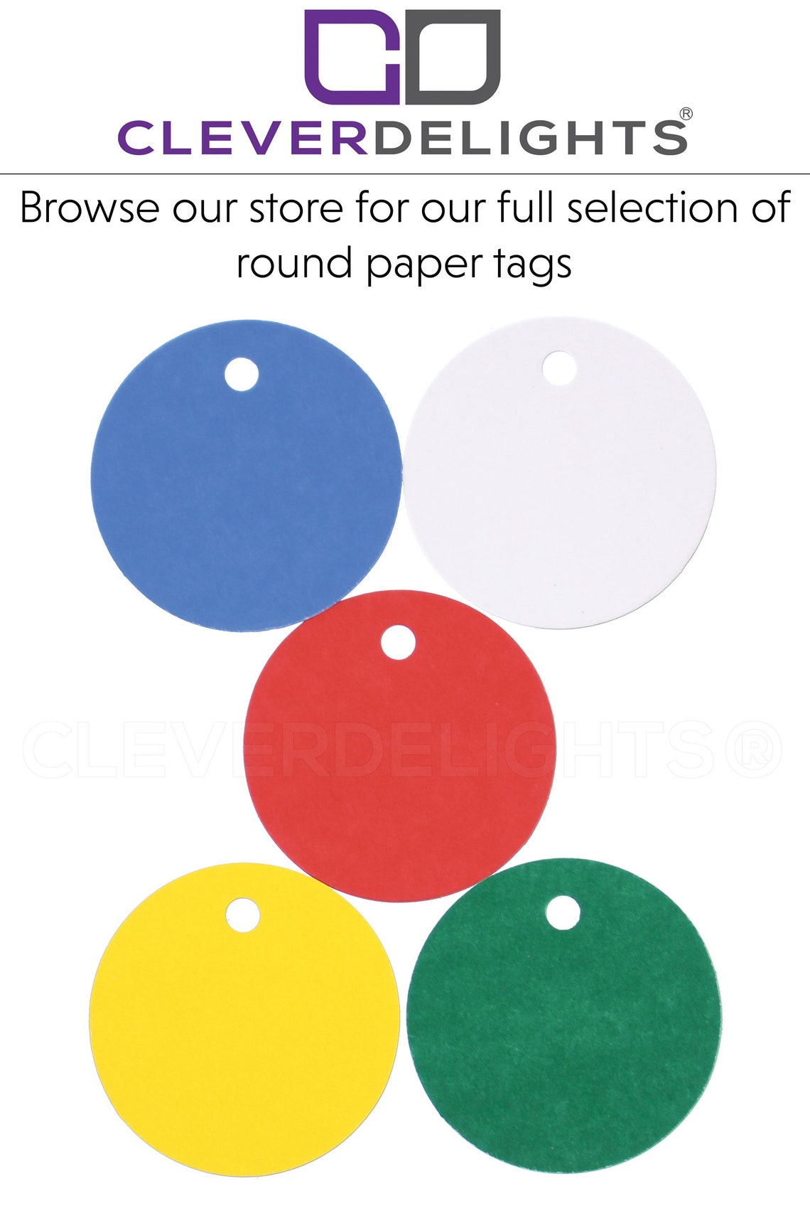 100 Pack 1.5 Green Gift Tags Round Circle Paper Hang - Etsy