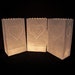 50 White Luminary Bags Heart of Hearts Design Wedding - Etsy