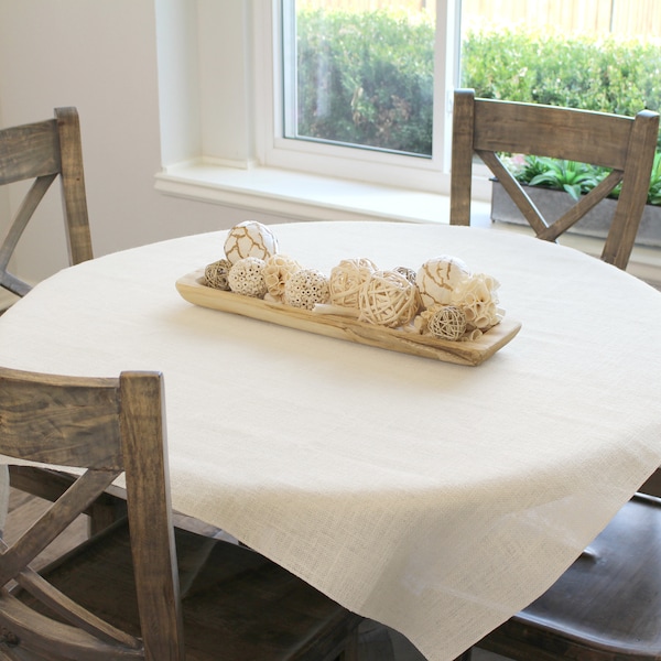 Burlap Tablecloth - Etsy