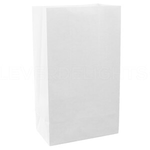 30 White Luminary Bags Wedding Reception Christmas and - Etsy