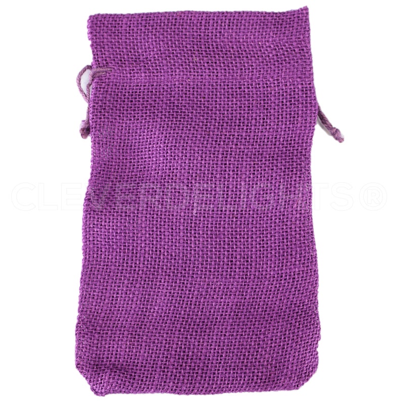 50 Pack 6 X 10 Purple Burlap Bags Natural | Etsy