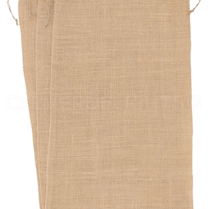 6 Pack 14x26 Large Burlap Bags Natural Rustic Burlap Bags With Natural ...