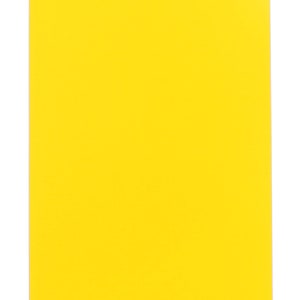 100 Pack - 3" X 5" Yellow Plastic Cards - Waterproof Heavy Duty 3x5 ...