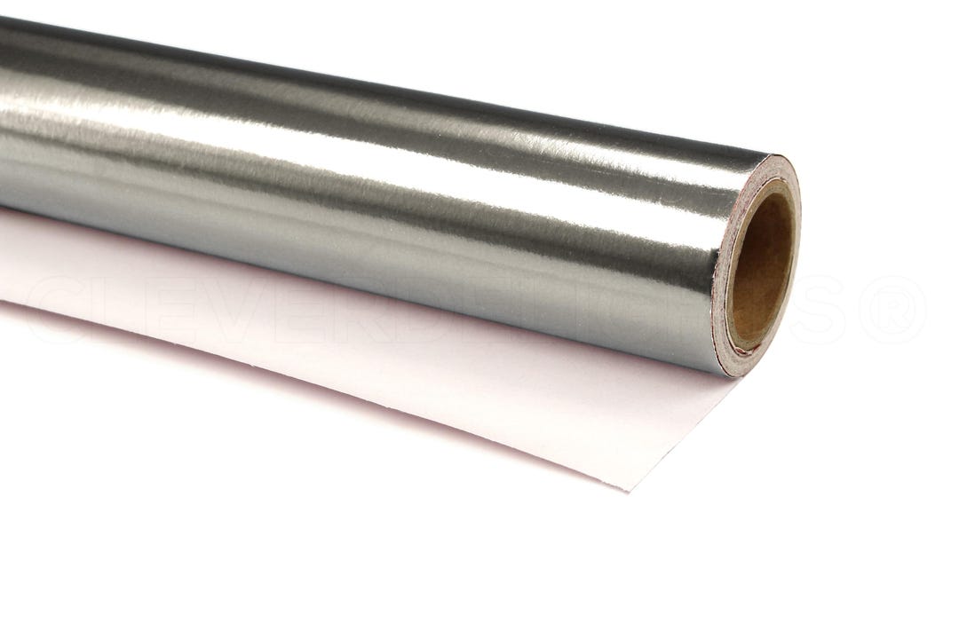 Metallic Silver Wrapping Paper - 30" X 25ft - JUMBO Roll - 62.5 Sq Ft ...