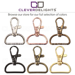 100 Pk 1 D-ring Swivel Lobster Clasps Antique Bronze Color for 1 Inch ...
