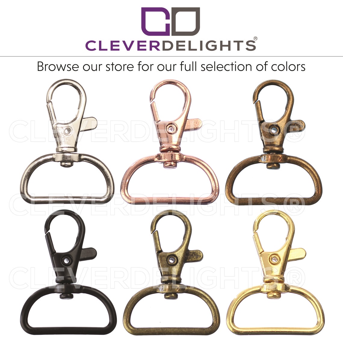 25 Sets 1 Wide Swivel Lobster Clasps 1 3/16 - Etsy