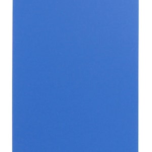 100 Pack - 3" X 5" Blue Plastic Cards - Waterproof Heavy Duty 3x5 Card ...