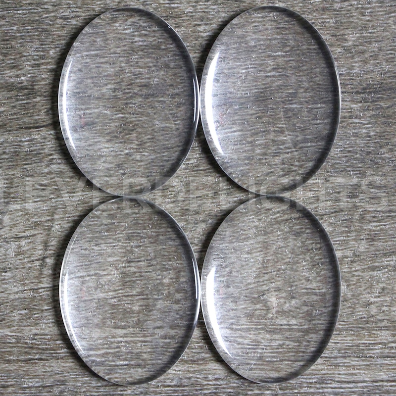 Clear Oval Beads 10 Mm - Etsy