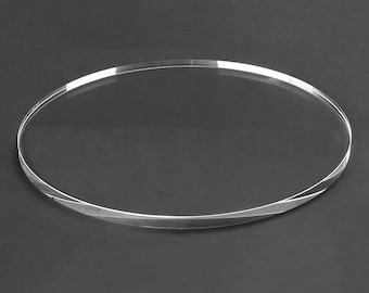 5 Inch Round 1/8 Thick Flat Clear Glass, Round Clear Flat Glass for ...