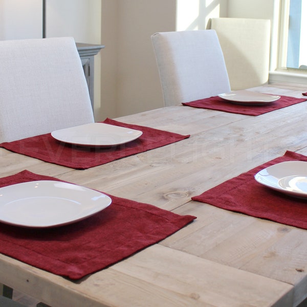 Red Placemats - Etsy