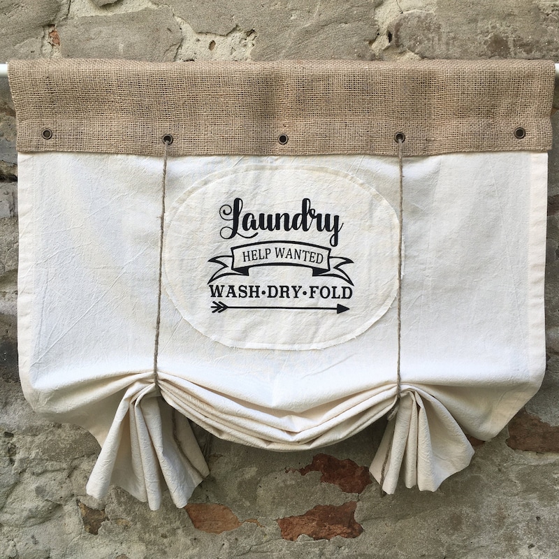 Cafe Curtains for Laundry - Etsy