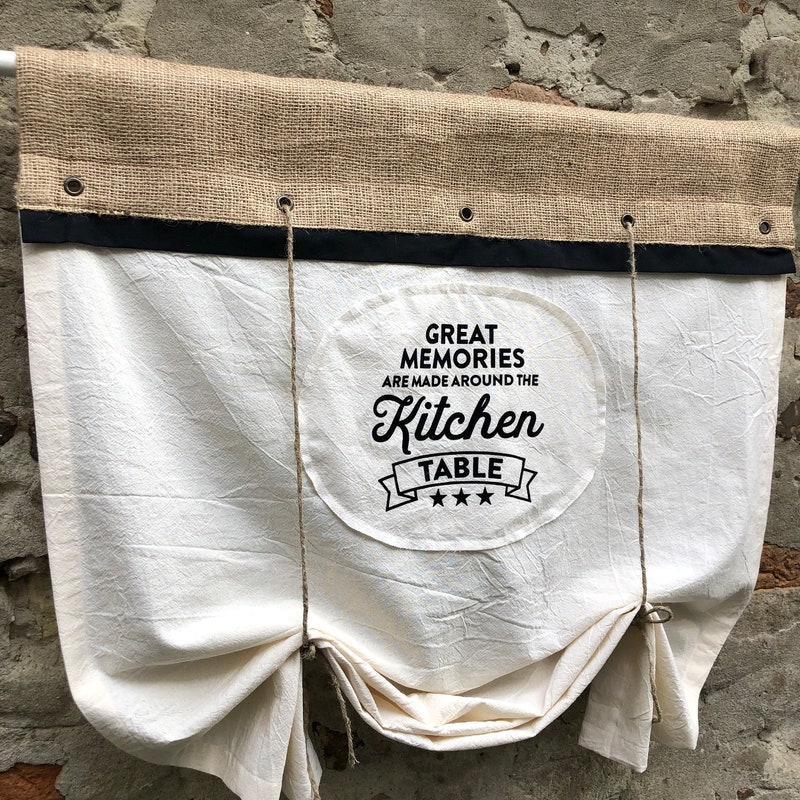 Farmhouse Kitchen Curtains - Etsy