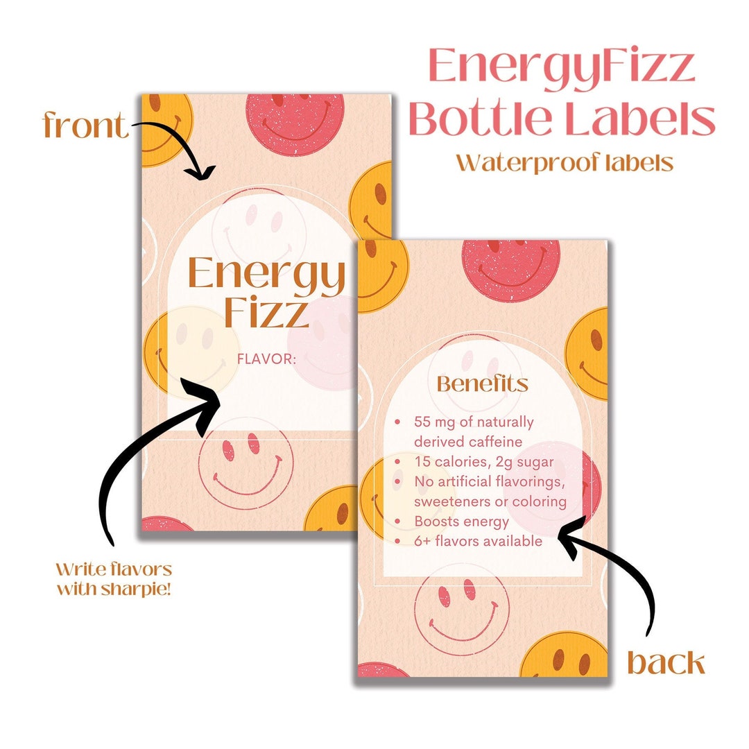 Fizz Labels for Arbonne Event - Etsy