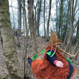 Handmade Felt Tree of Life Spirit Leaf Vine Forest Imp Woodland Fae Hat ...