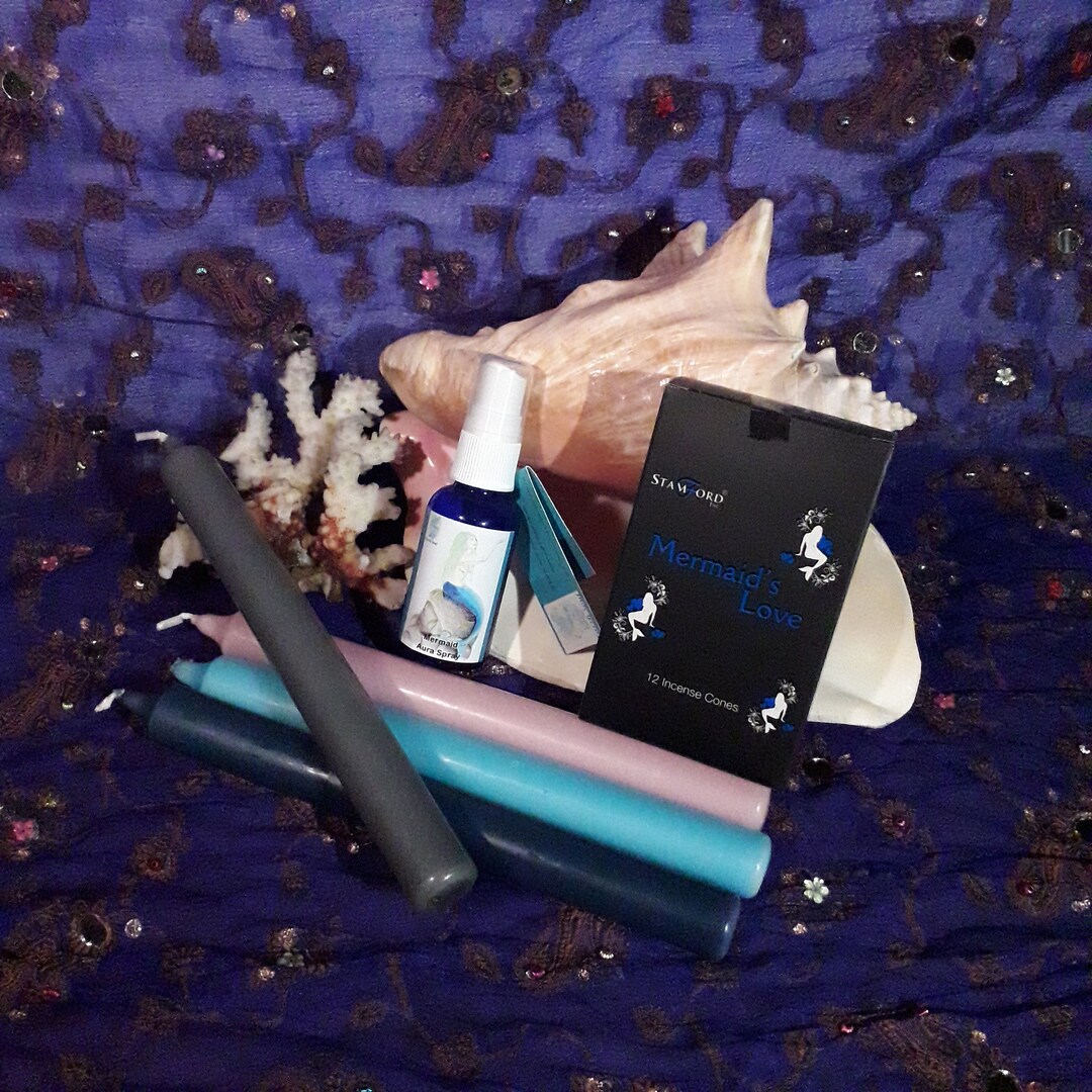 Magick Mermaid Essential Gift Aura Clearing Water Spiritual Incense ...
