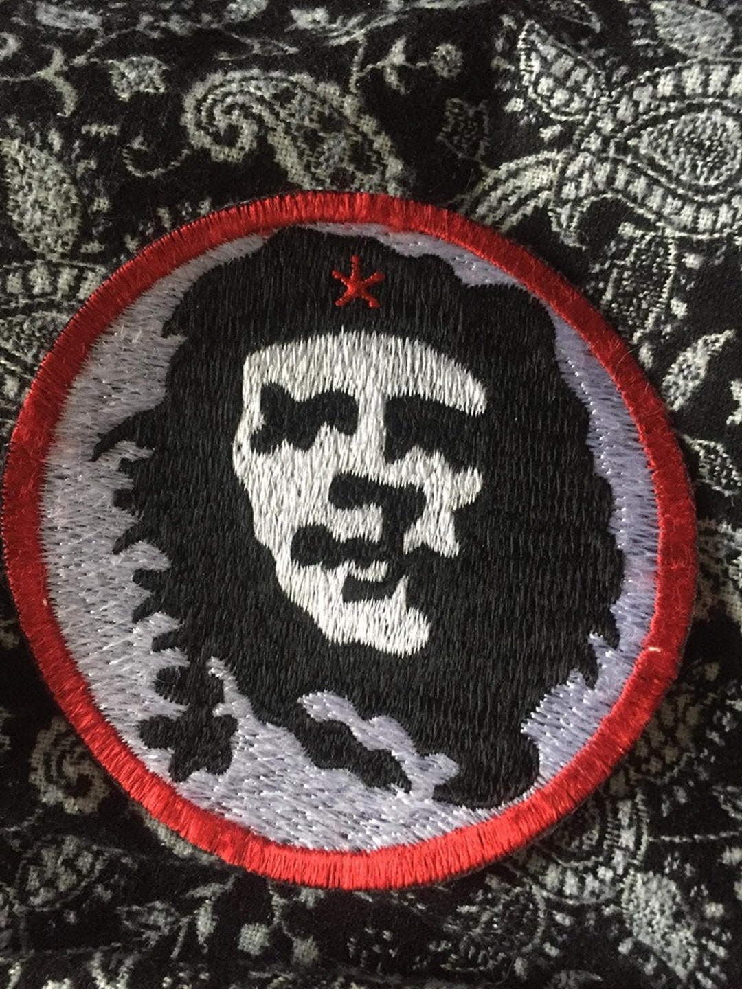 Che Guevara Design Embroidered 12cm Fabric Patch for Clothing ...