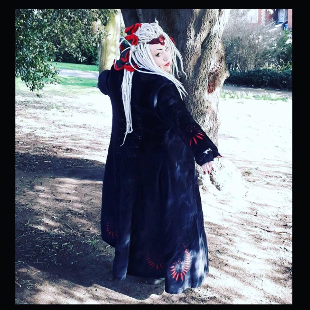 Velvet Corset Duster Coat: Unisex Gothic Frock, Plus Size - Etsy