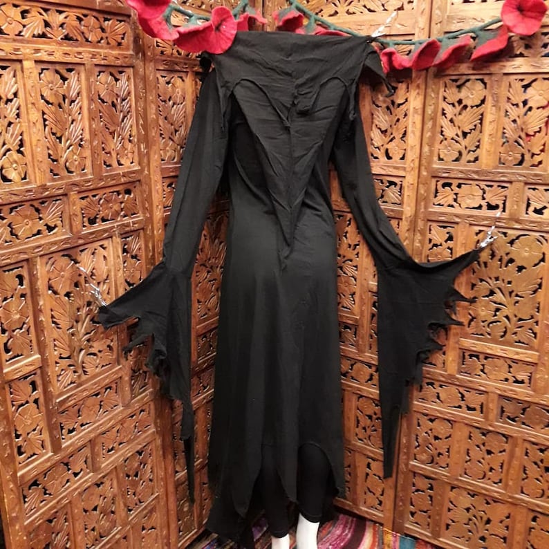 Goddess Ritual Ragged Hooded Ceremony Dress With Corset Bodice - Etsy UK