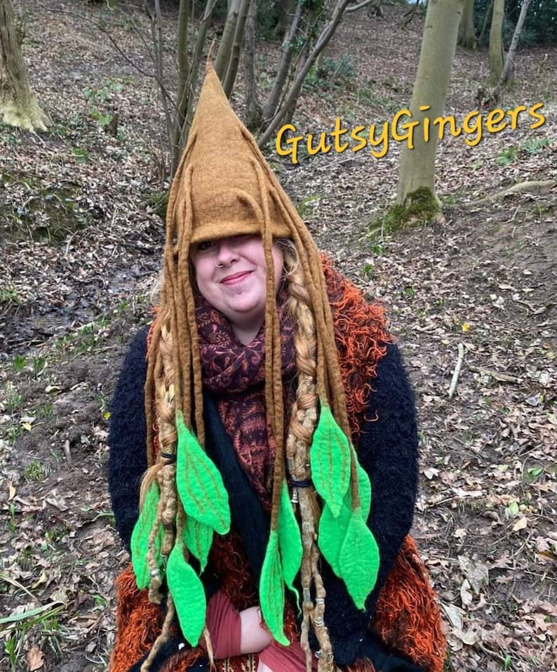 Handmade Felt Tree of Life Spirit Leaf Vine Forest Imp - Etsy