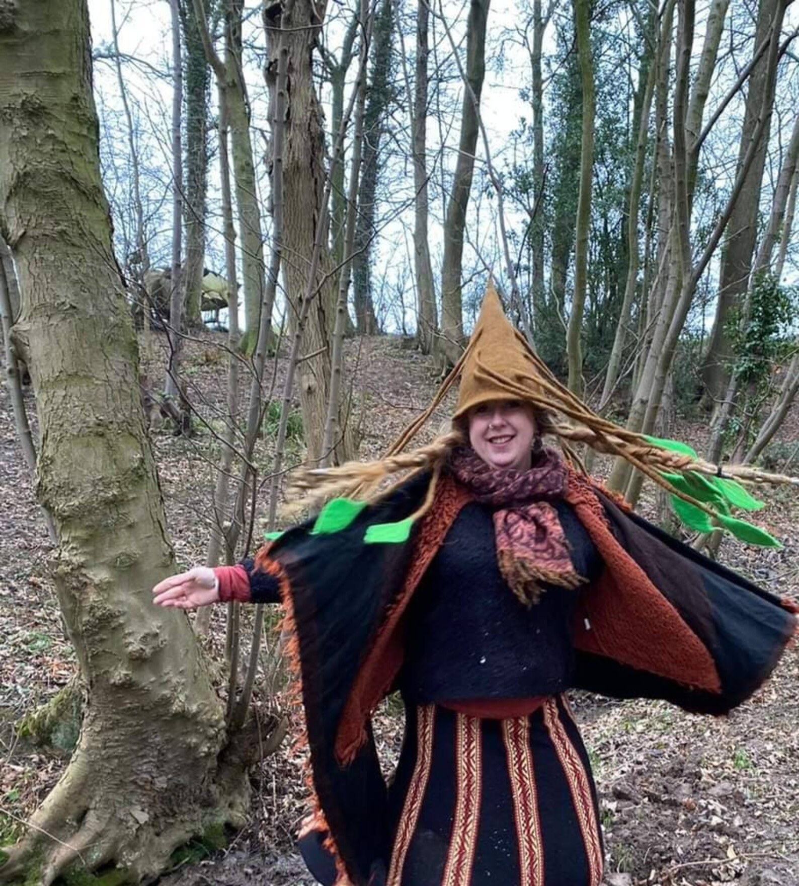 Handmade Felt Tree of Life Spirit Leaf Vine Forest Imp - Etsy