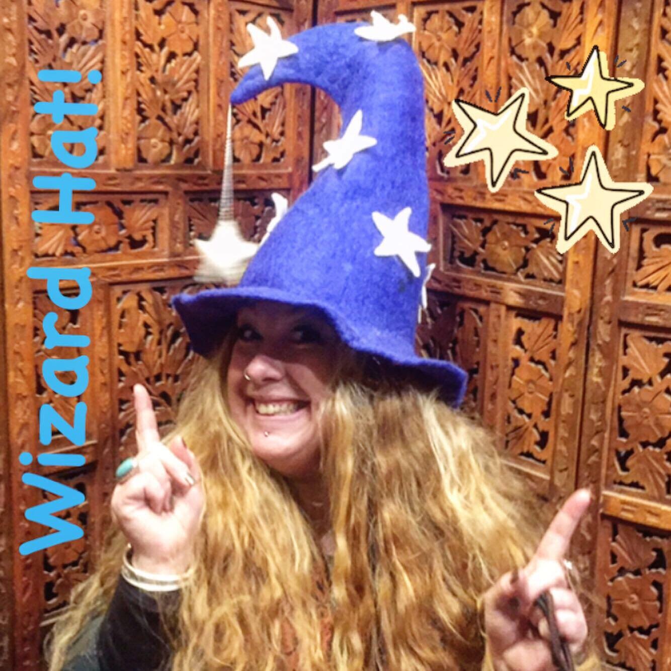 Hippy Trippy Felted Moonlight Wizard Hat Handmade/fairtrade | Etsy