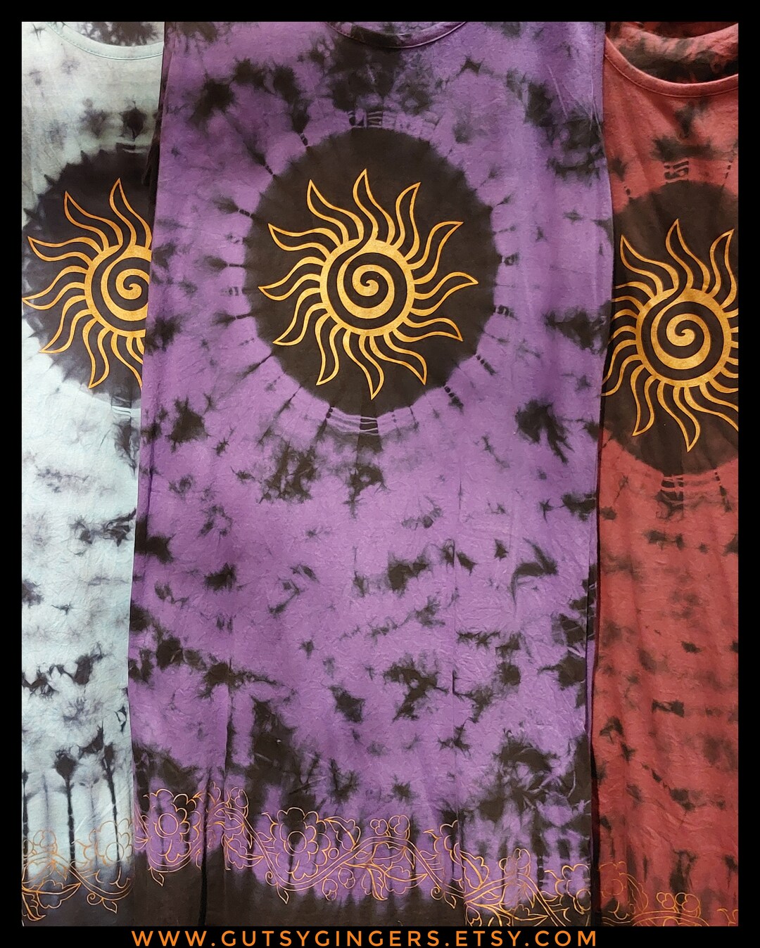 Celestial Sun Goddess Strappy Dress Slip Vest Singlet Tankini Hippie ...