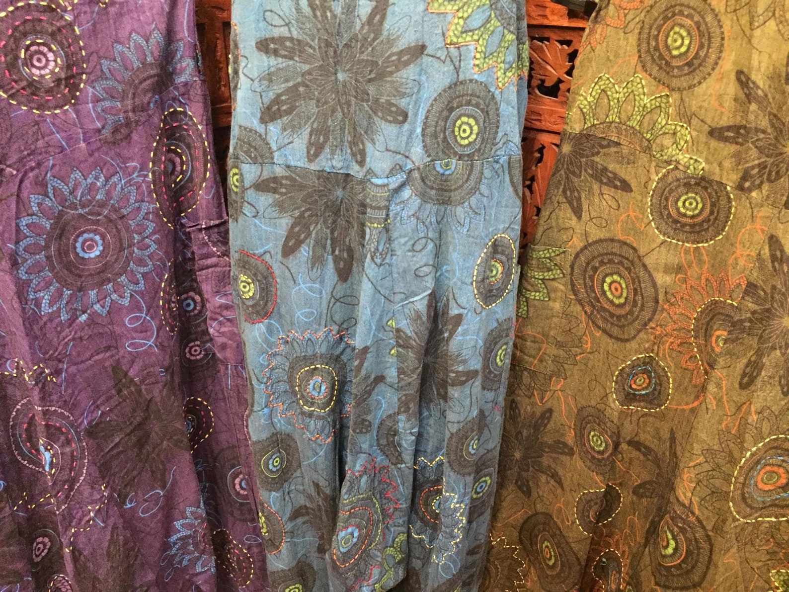 Amazing Embroidered Fractal Mandala Hippy Boho Yoga Heavy - Etsy UK