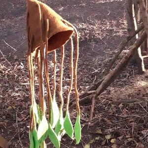Handmade Felt Tree of Life Spirit Leaf Vine Forest Imp Woodland Fae Hat ...