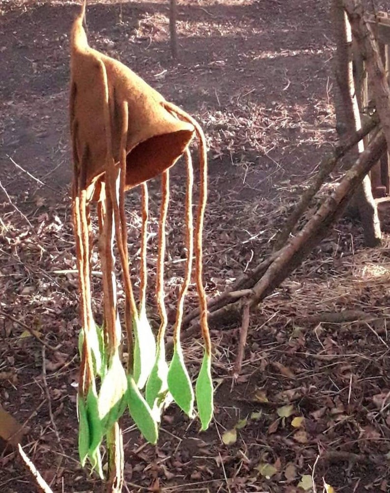 Handmade Felt Tree of Life Spirit Leaf Vine Forest Imp - Etsy