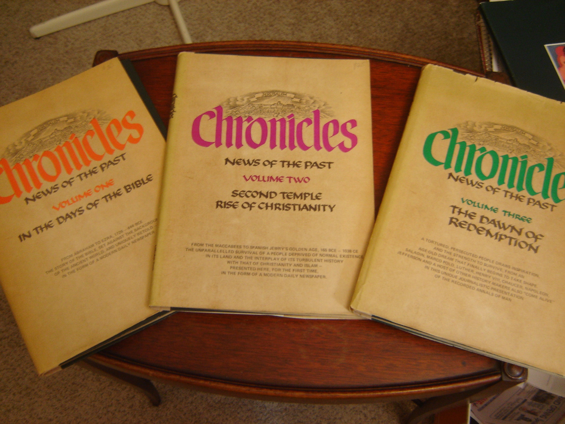 CHRONICLES: News of the Past. Story of the Bible, in the Background of ...