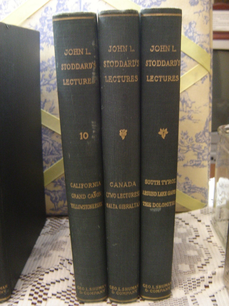 John L Stoddard's Lectures. Complete Set in 10 Volumes, 1-10 AND 5 ...