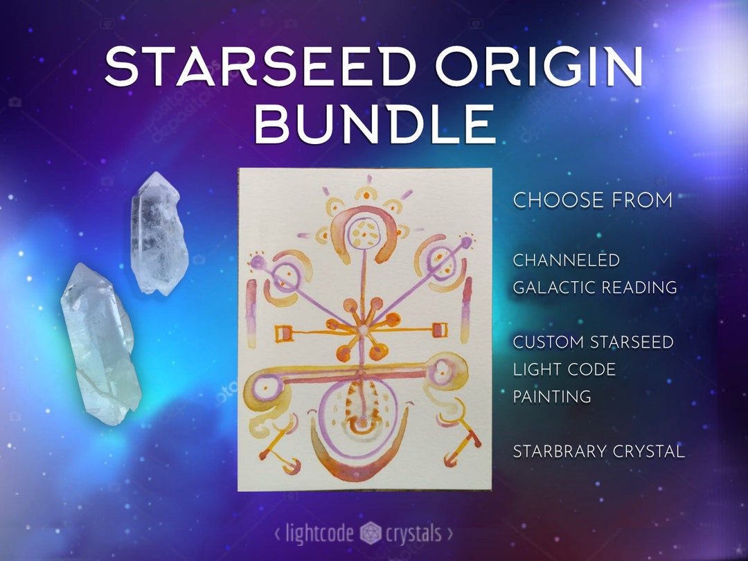 Starseed Reading With Custom Starseed Art Original Watercolor Painting ...
