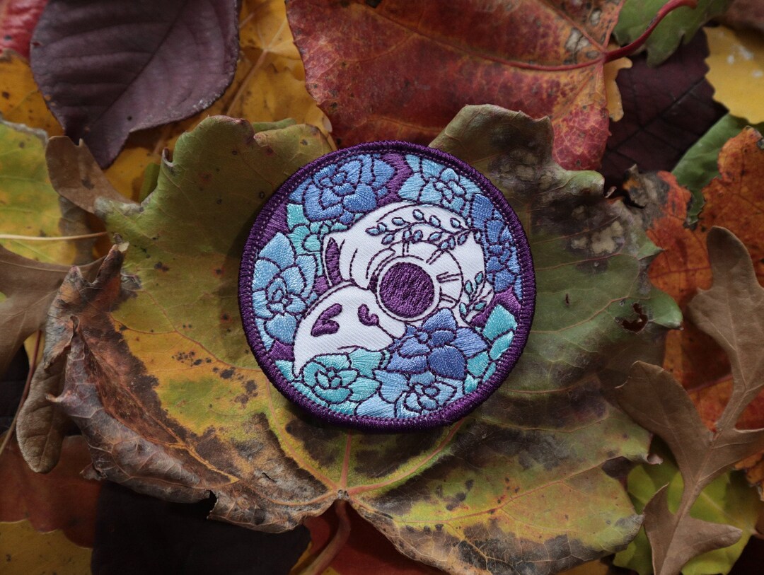 Succulent Owl Skull Iron-on Patch - Etsy